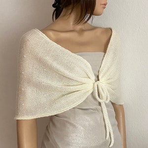 Pearl Beaded Shawl, Wedding Shawl, Dressy Shawl Wrap, Bridal Dress ...