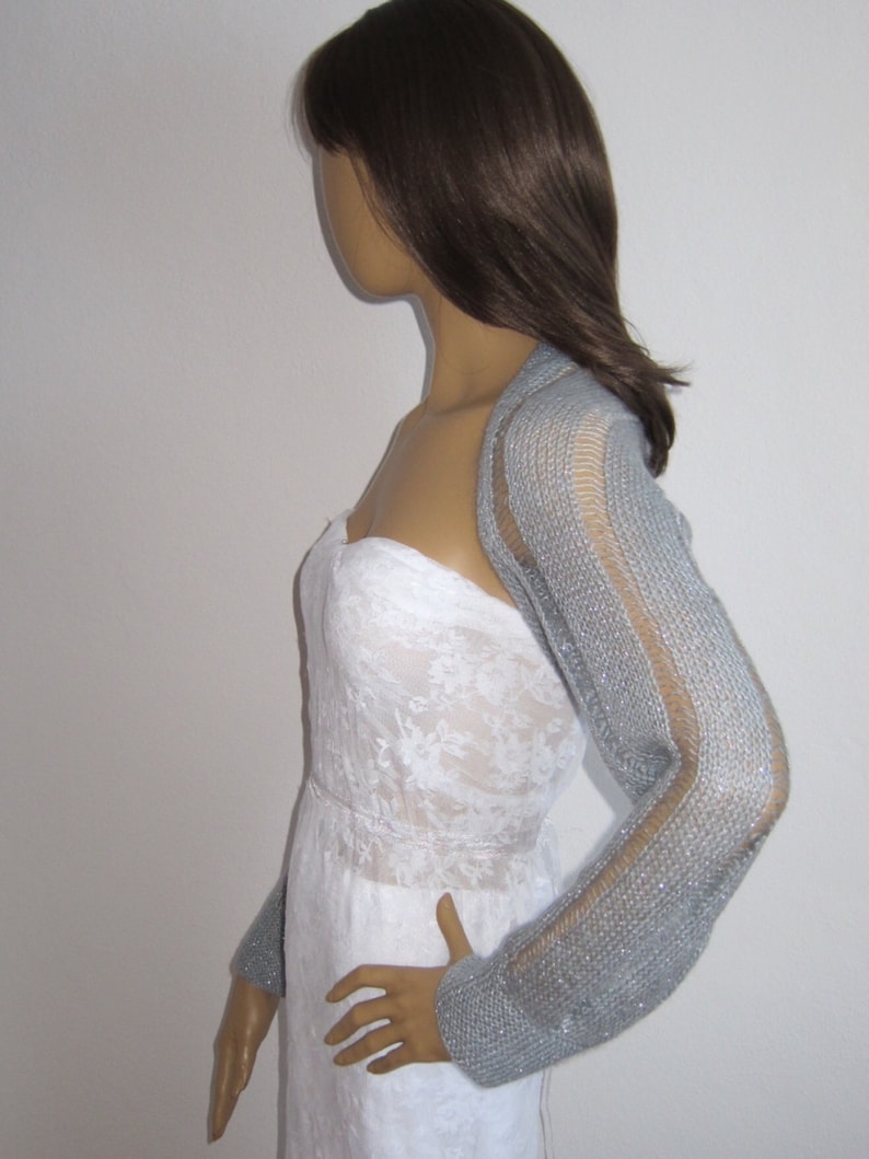 Silver Shrug, Bridal Shrug, Evening Shrug, Bridal Cover Ups, Wedding ...