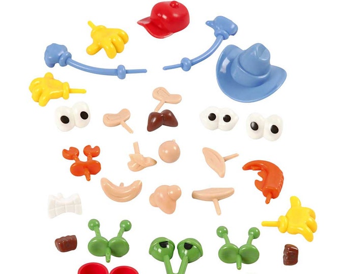 Body Parts - Clay Craft Doll Puppet Accessories - Etsy UK