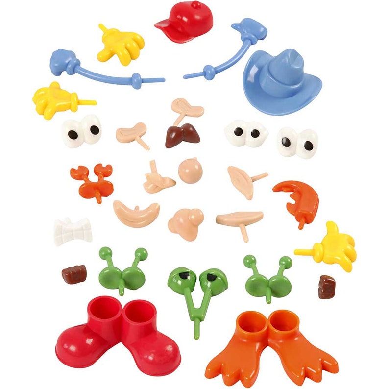 Body Parts Clay Craft Doll Puppet Accessories - Etsy