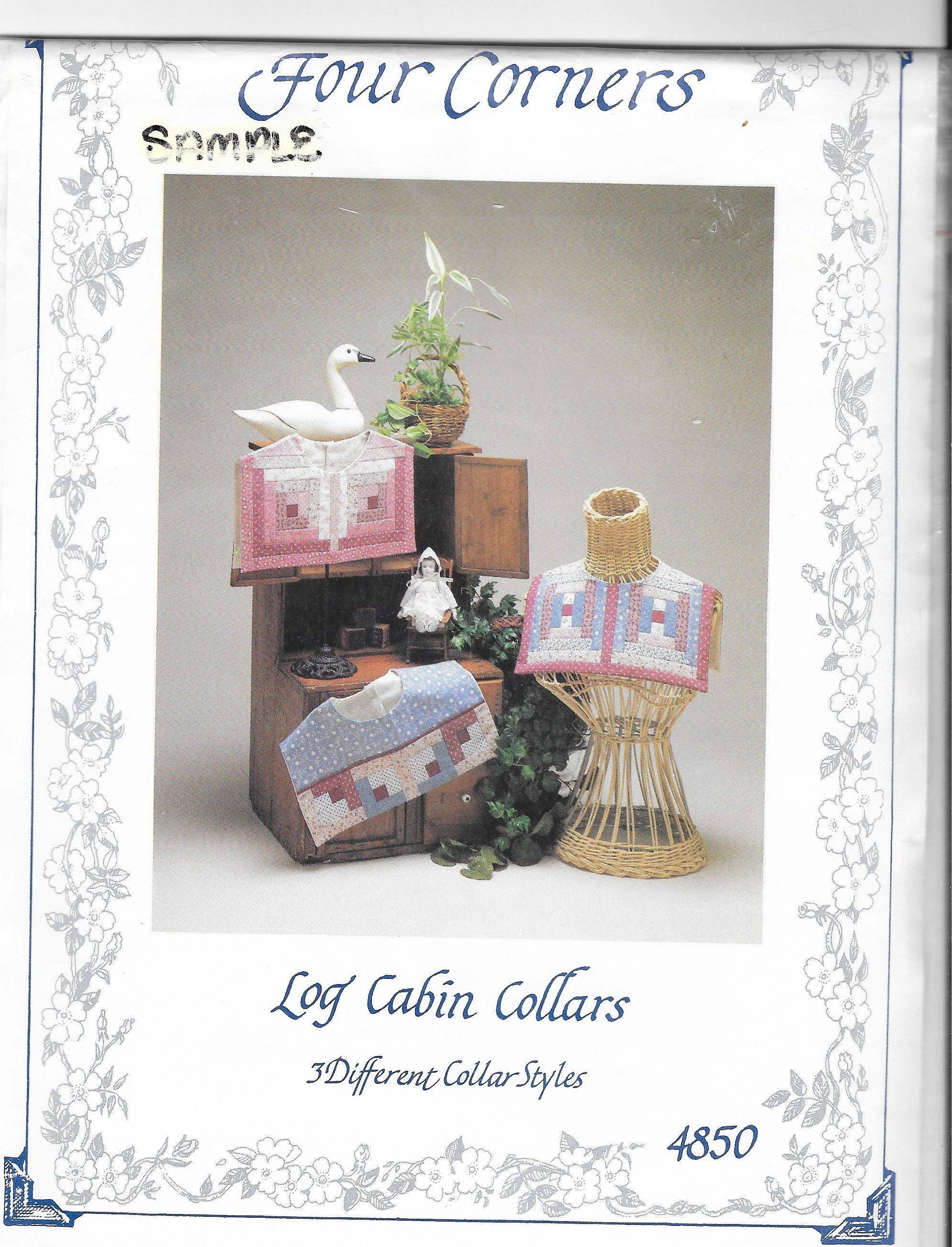 LOG CABIN COLLARS 4850 Vintage Quilting Pattern - Etsy