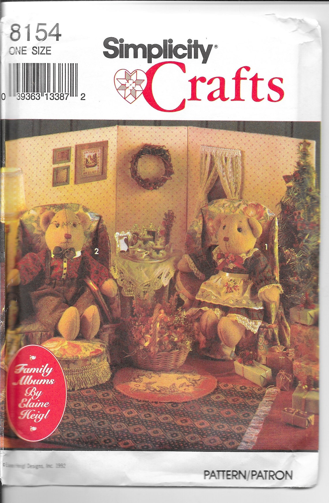 SIMPLICITY CRAFTS PATTERN 8154 Family Albums de Elaine Heigel | Etsy