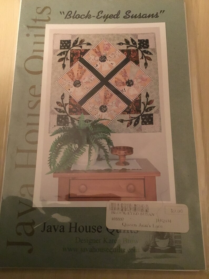 Java House Quilt Pattern Block-eyed Susans - Etsy