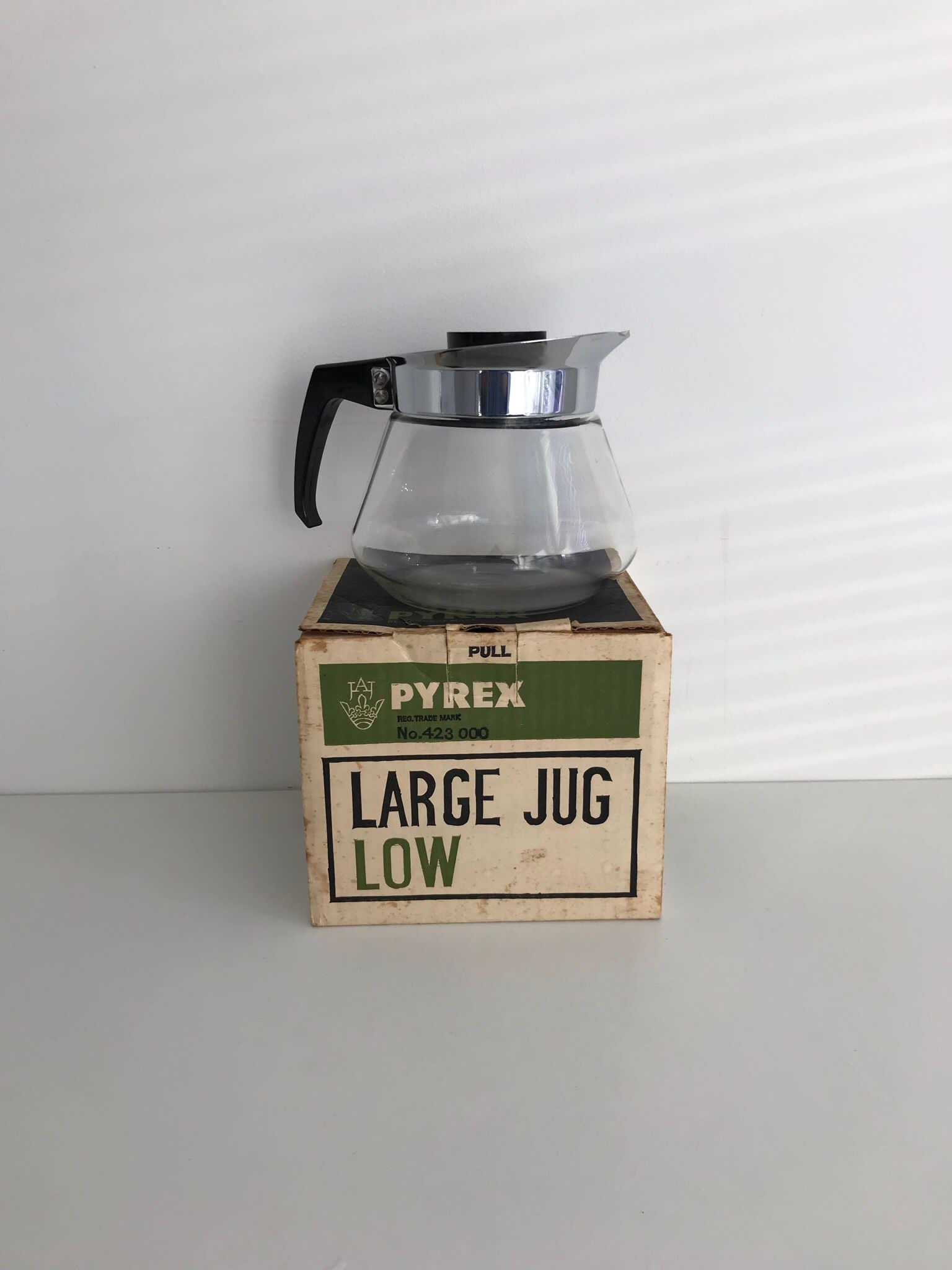 1960s glass coffee pot large Pyrex coffee jug 01220150 French coffee ...