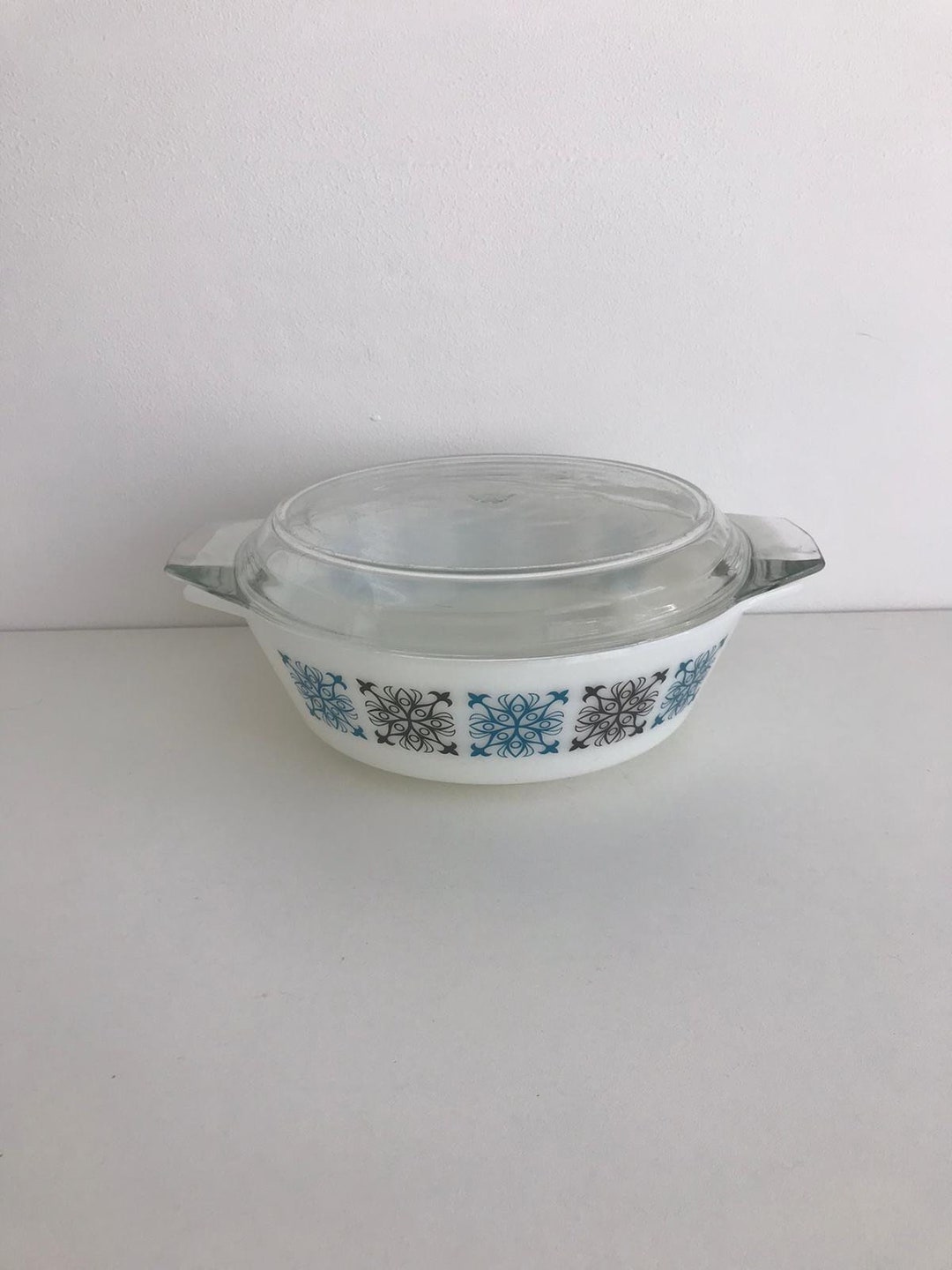 Vintage Pyrex Bowl, Chelsea 3 Pint Casserole Dish, Large Lidded ...