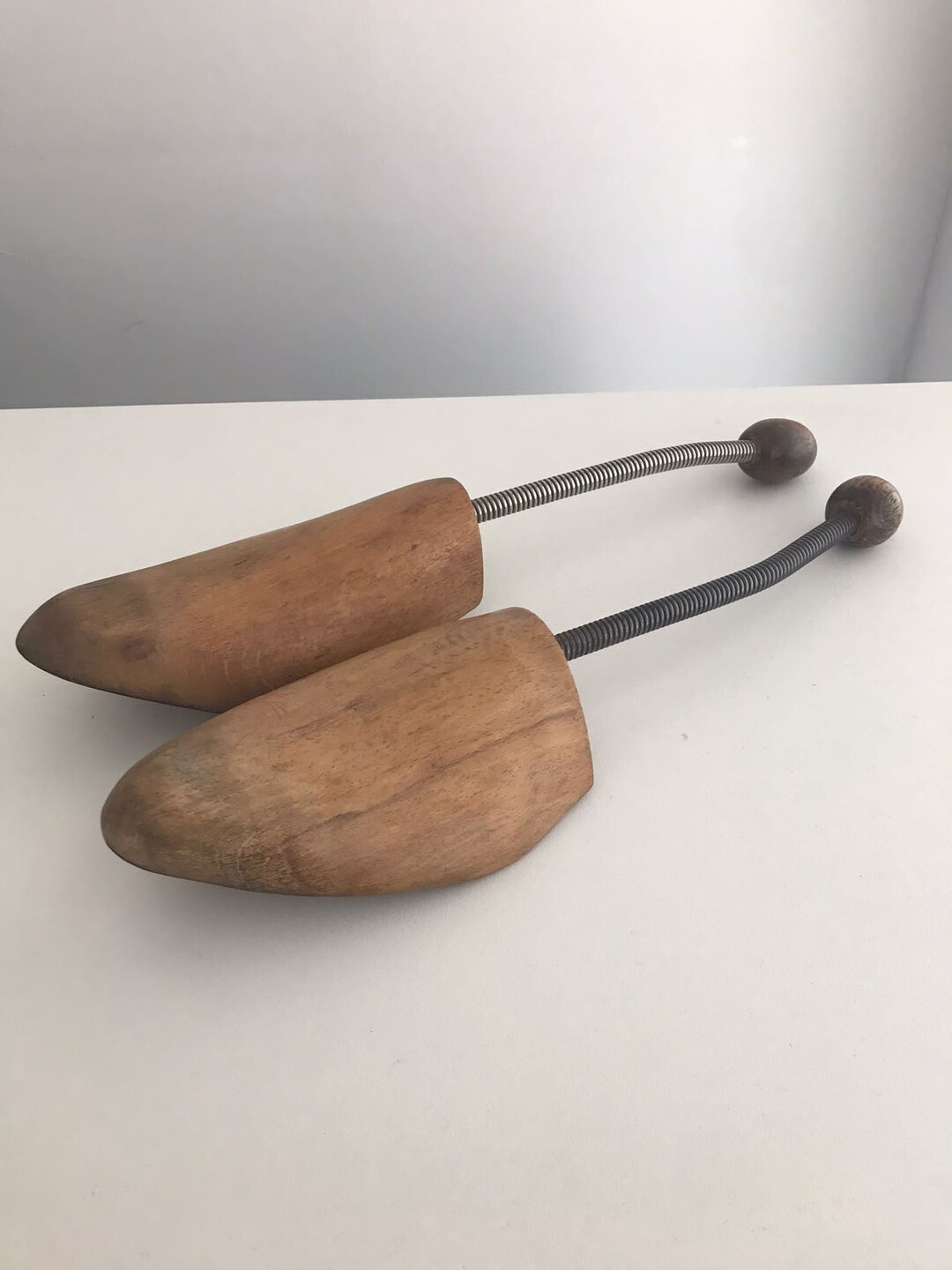 Vintage Shoe Trees, Shoe Shapers, Wooden Shoe Forms, Medium Men’s Size ...