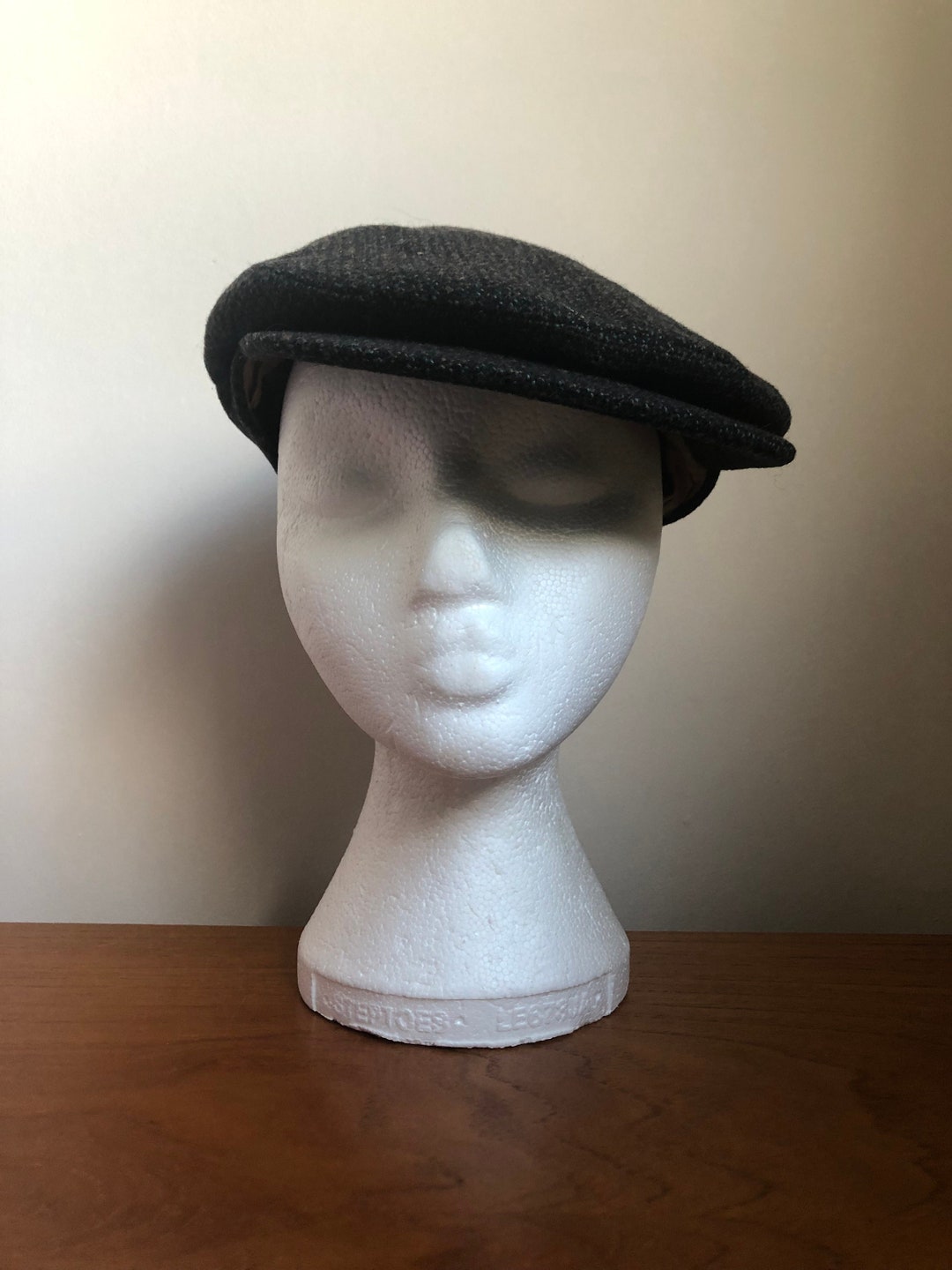 Vintage Irish Tweed Cap, Duncher Cap, Newsboy Style, Unisex Flat Cap ...