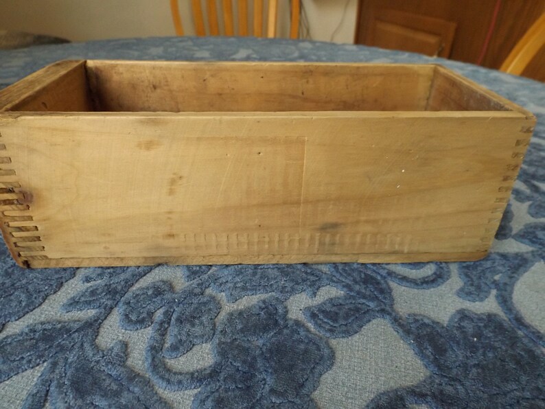 Lot of 2 Antique Wooden Small Boxes With Brass Handle for Choice: One ...