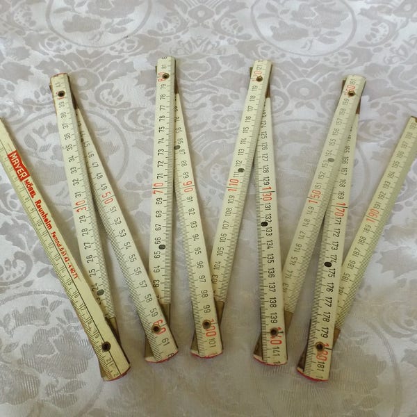Wooden Folding Ruler - Etsy