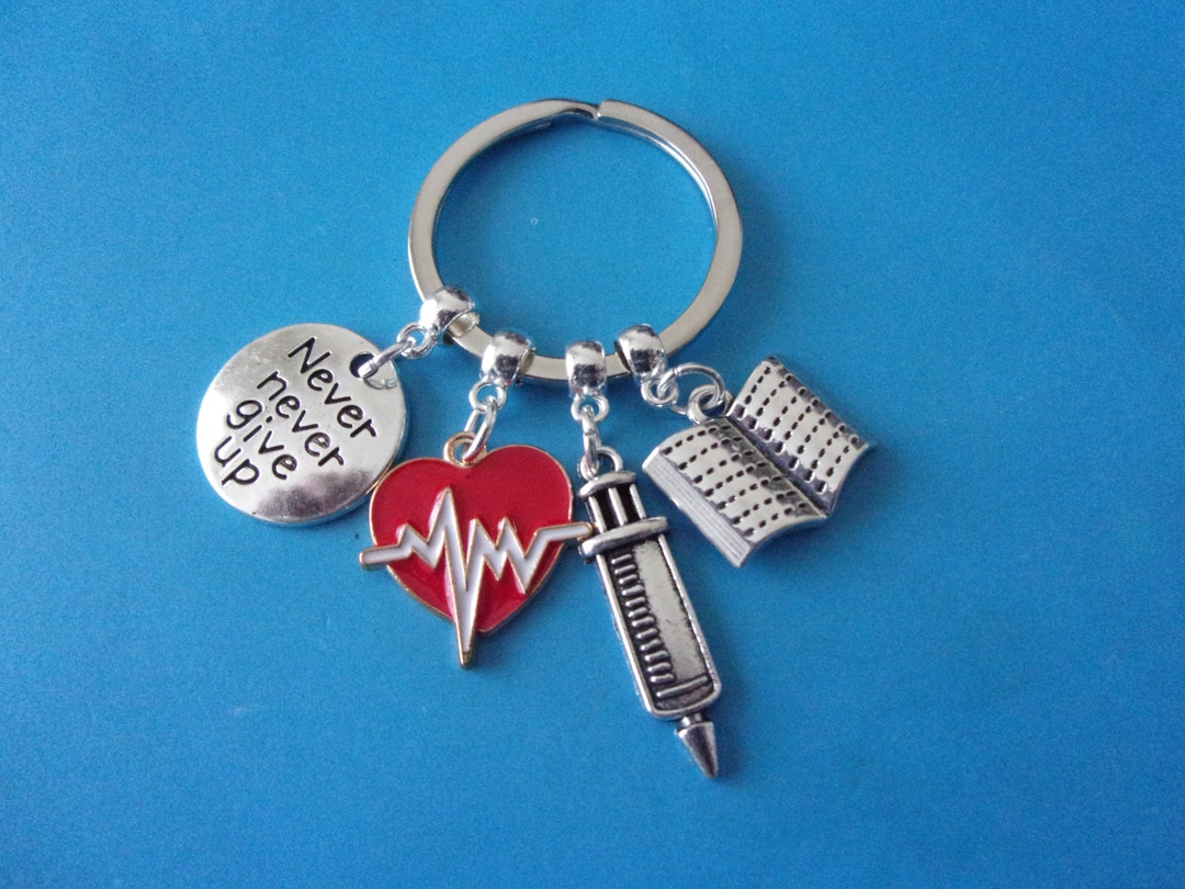 Nurse Keyring Nurses Keychain off to University Student Nurse ...