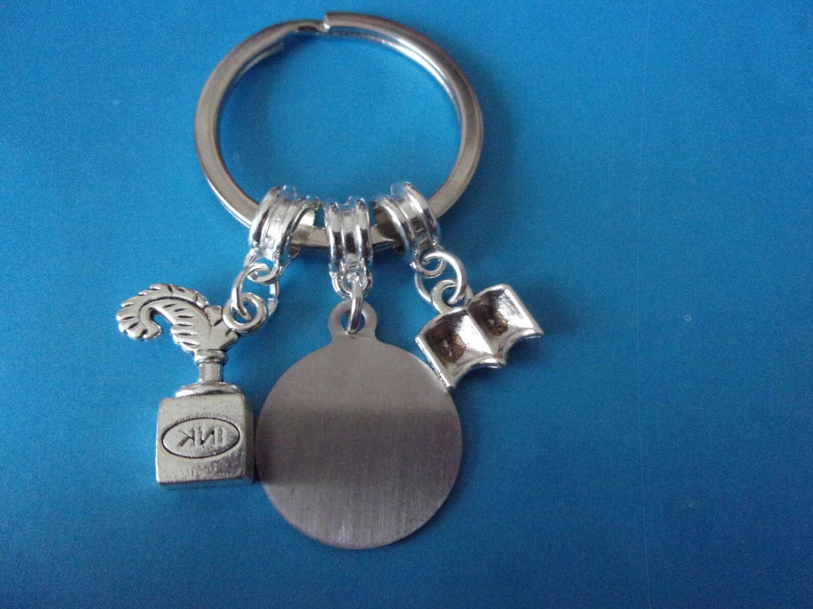 Book Keyring Author Keychain Gift for a Writer Writing Novel - Etsy