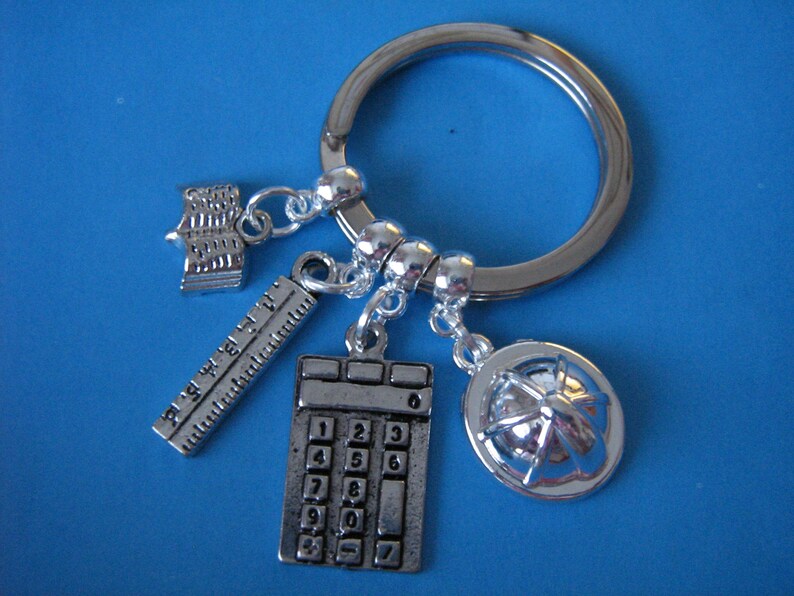 Civil Engineer Keyring Graduation Gift Engineering Keychain | Etsy