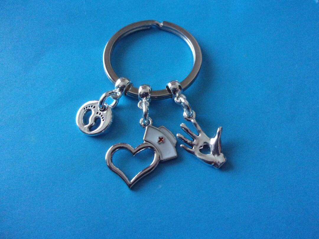 Neonatal Nurse Gift Paediatric Nurse Keyring Gift for Her Gift for Him ...