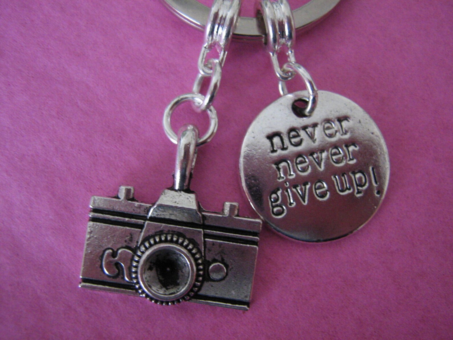 Photographer Keyring Camera Charm Photography Keychain | Etsy