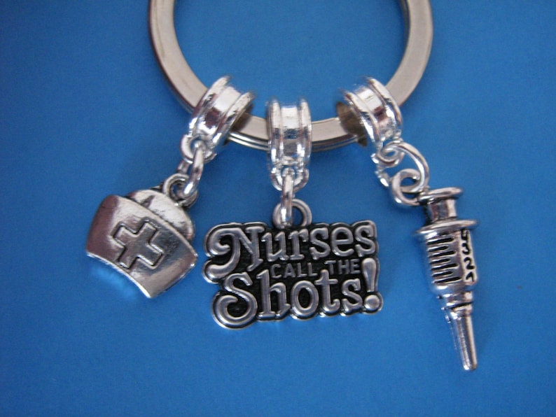 Nurse Keyring Nursing Themed Charms Nurses Graduation Gift - Etsy