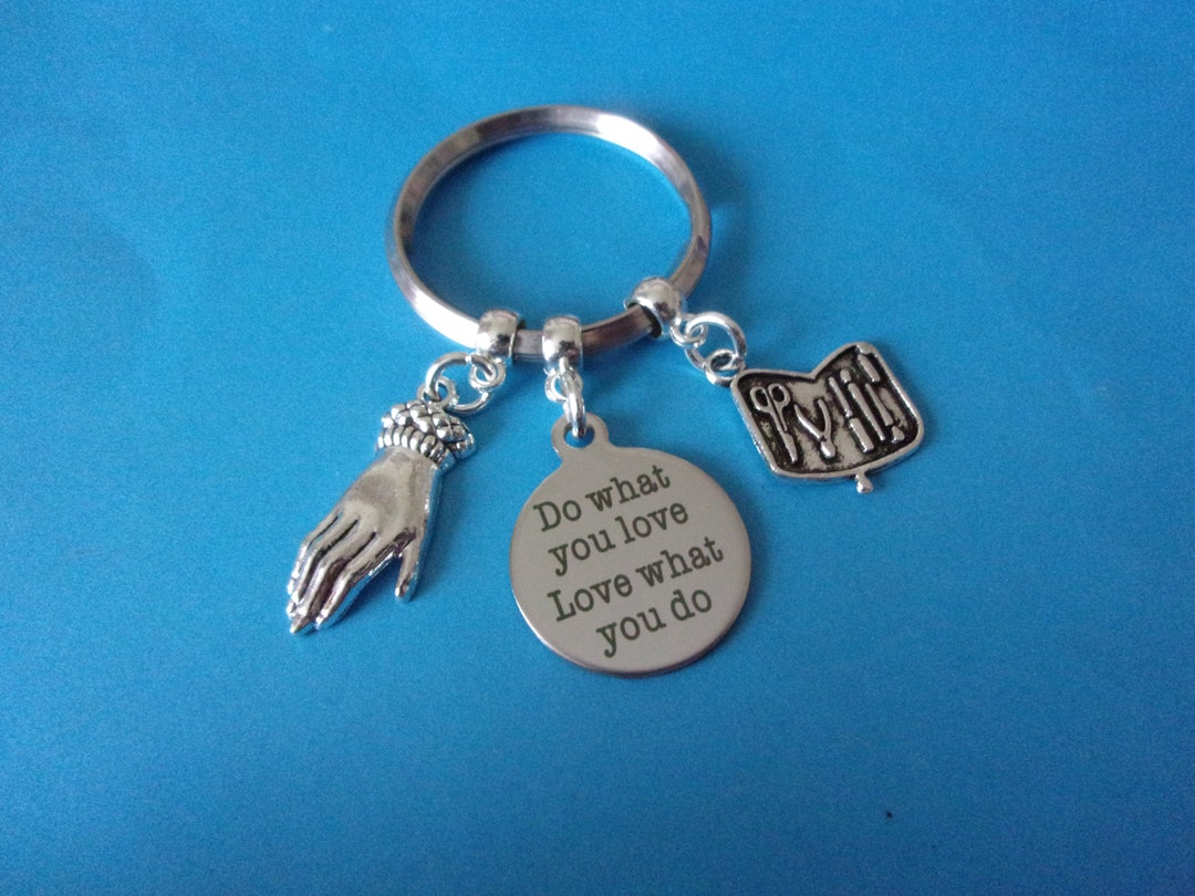 Nail Technician Keyring Manucurist Keyring Gift Nail Salon Gift for ...