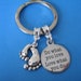 Midwife Gift NHS Paediatric Nurse Keyring Midwifery Keychain Baby Feet ...