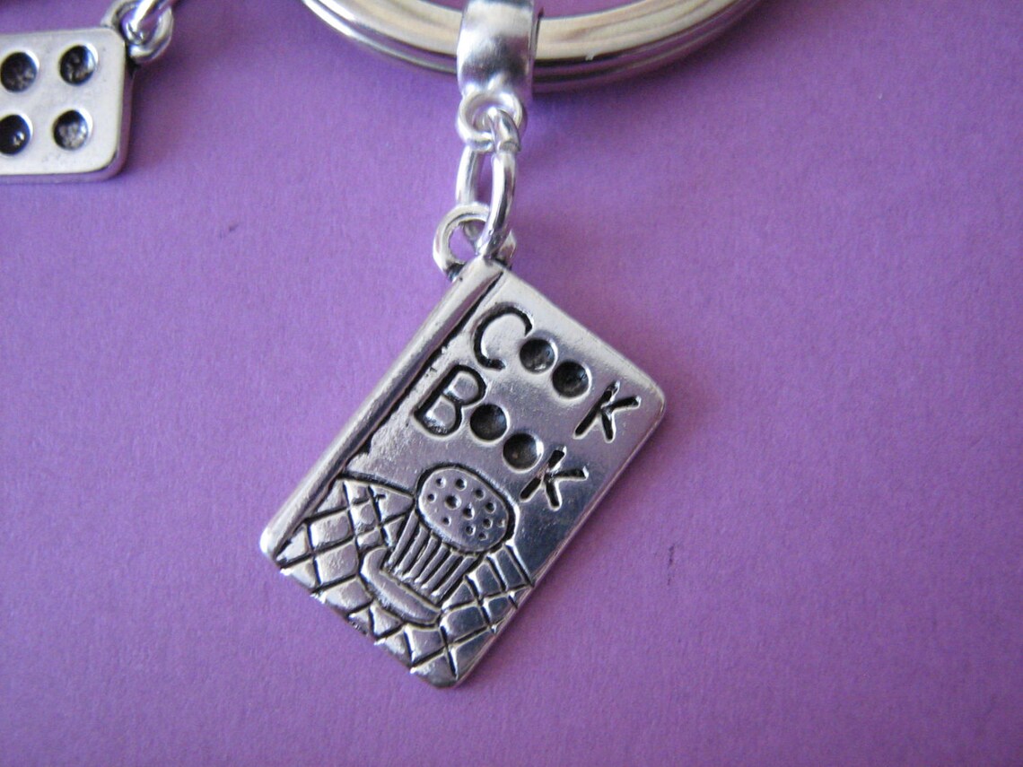 Baking Keyring Cooking Keychain Cook Book Food Mixer Cooks Gift - Etsy UK