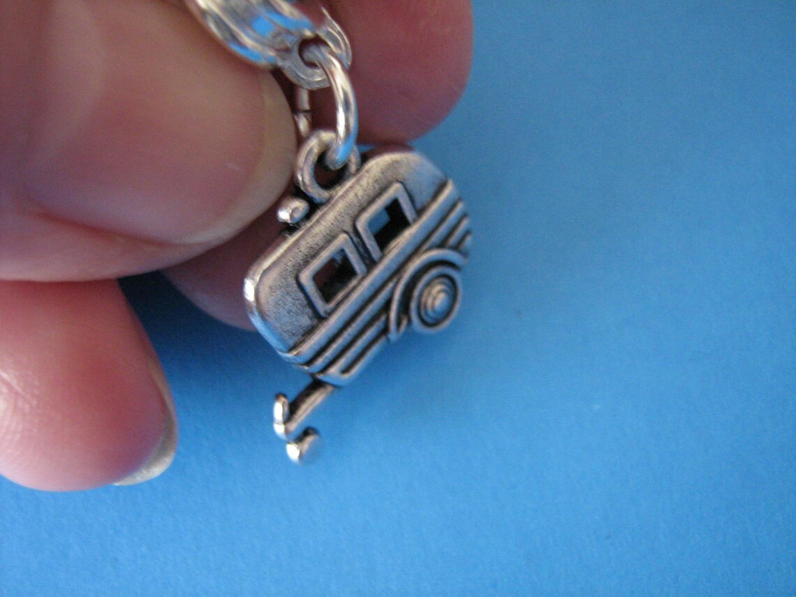 Caravan Keyring Camper Keychain Motorhome Camper Van Deckchair - Etsy UK