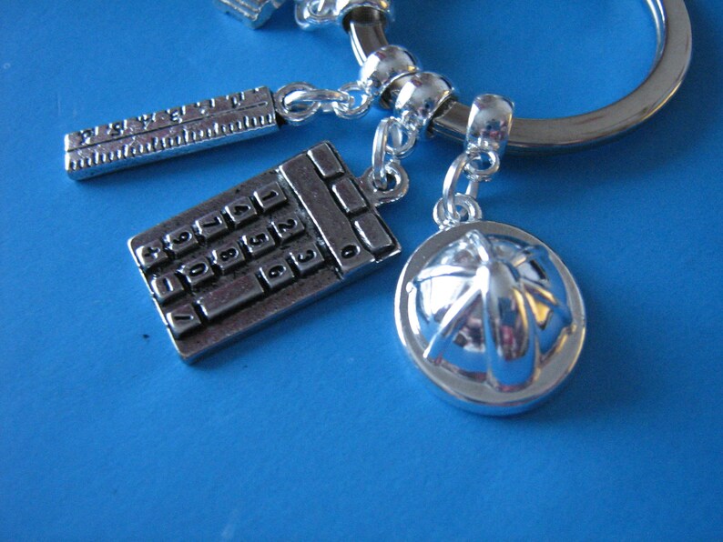 Civil Engineer Keyring Graduation Gift Engineering Keychain | Etsy