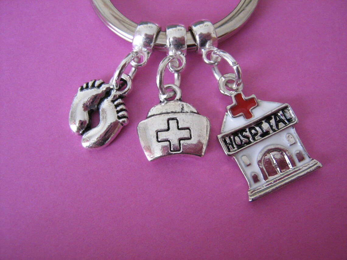 Midwife Gift NHS Paediatric Nurse Keyring Midwifery Keychain - Etsy UK