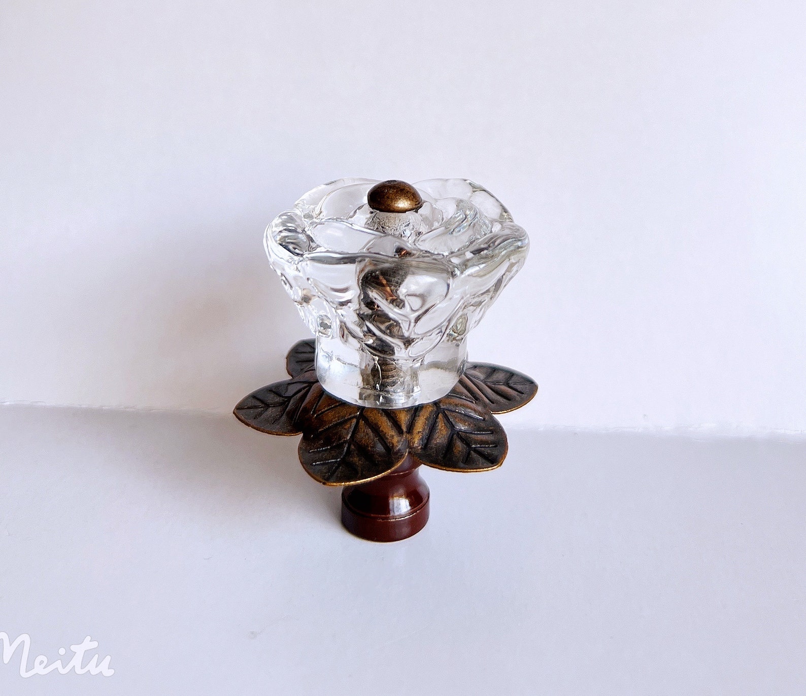 Set of 2 Dazzling Glass Lamp Shade Finial Shade Topper | Etsy