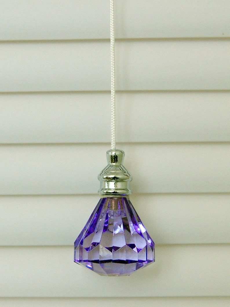 Set of 2 Acrylic Crystal Diamond Window Blinds Shade Pulls - Etsy