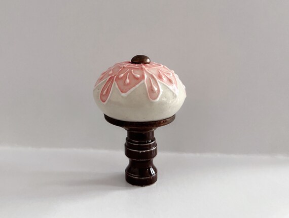 Set of 2 Gorgeous Porcelain Lamp Shade Finial Shade Topper - Etsy