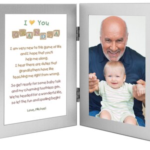 New Grandpa Birthday or Father's Day Gift From Baby - Etsy
