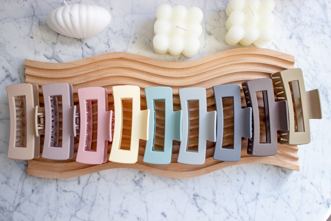 Matte Cutout Rectangle Claw Clip Hair Claw Clip Hair Accessories Gifts ...