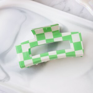 Ciara Checker Claw Clips Checkered Claw Clips Hair Claw Clip Hair ...