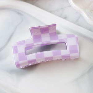 Ciara Checker Claw Clips Checkered Claw Clips Hair Claw Clip Hair ...