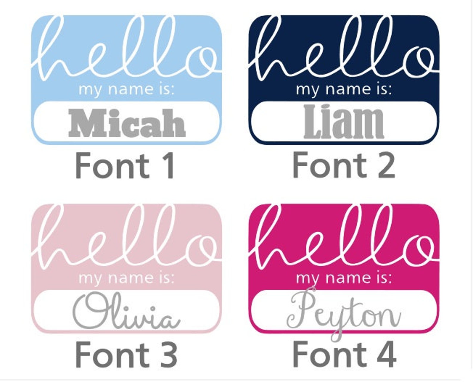 Personalized Name Tag Baby Bodysuit / Baby Bodysuit / Cute - Etsy