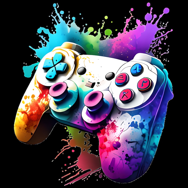 DIGITAL DOWNLOAD Graffiti Gaming Controller Playstation Gaming PNG - Etsy