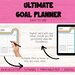 Rainbow Goal Setting Tracker BUNDLE, SMART Planner Yearly Monthly ...