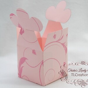DIY Box, Gift Box, Paper Box, Box Template, Printable Gift Box, Flower ...
