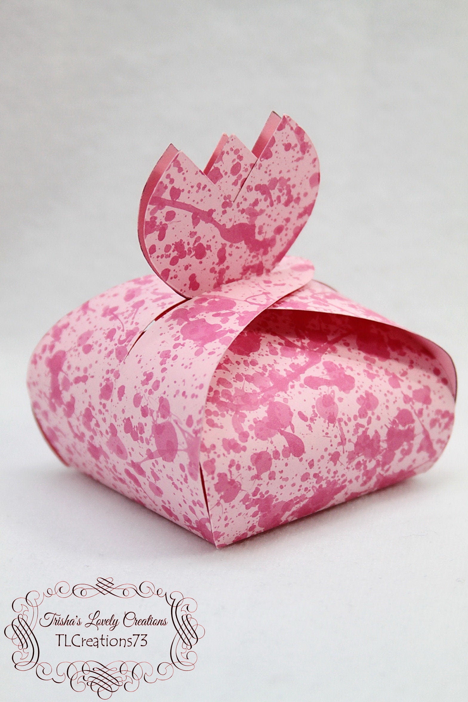 DIY Box, Tulip Flower Box, Gift Box, Paper Box, Box Template, Printable ...