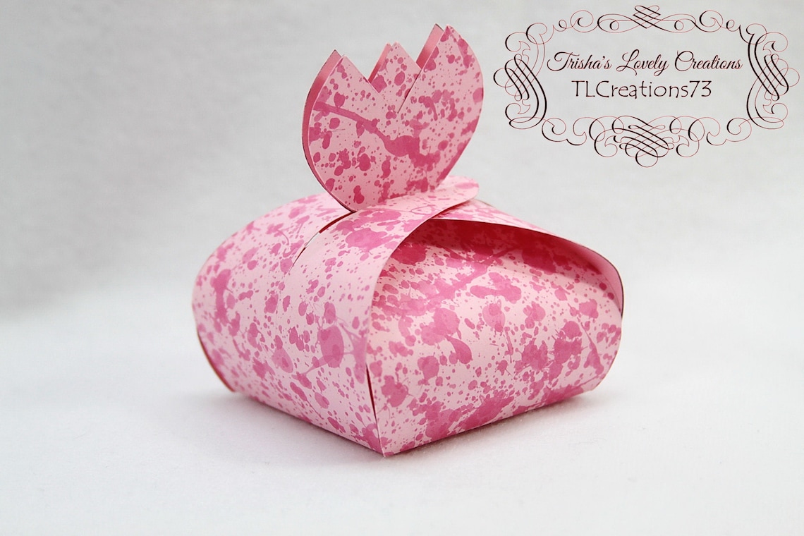 DIY Box Tulip Flower Box Gift Box Paper Box Box Template | Etsy