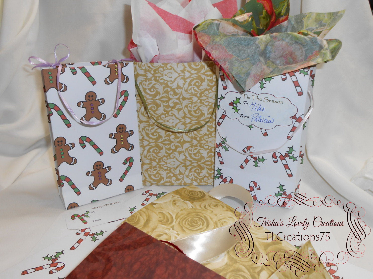 DIY Bag Gift Bag Paper Bag Bag Template Printable Gift - Etsy