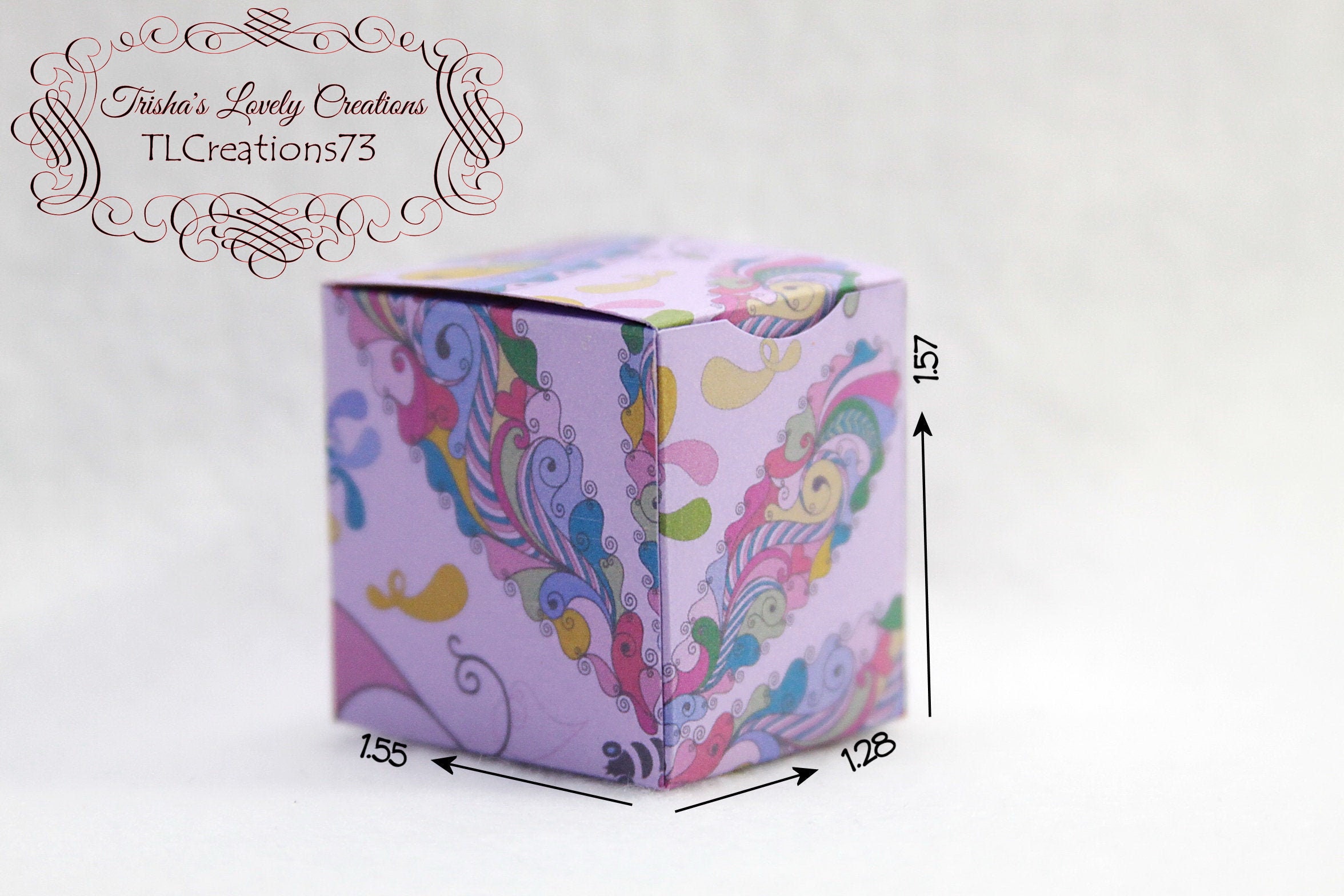 DIY Box, Gift Box, Paper Box, Box Template, Printable Gift Box Small ...