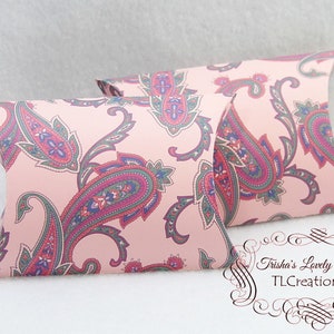 DIY Box, Gift Box, Paper Box, Box Template, Small Pillow Box, Favor Box ...