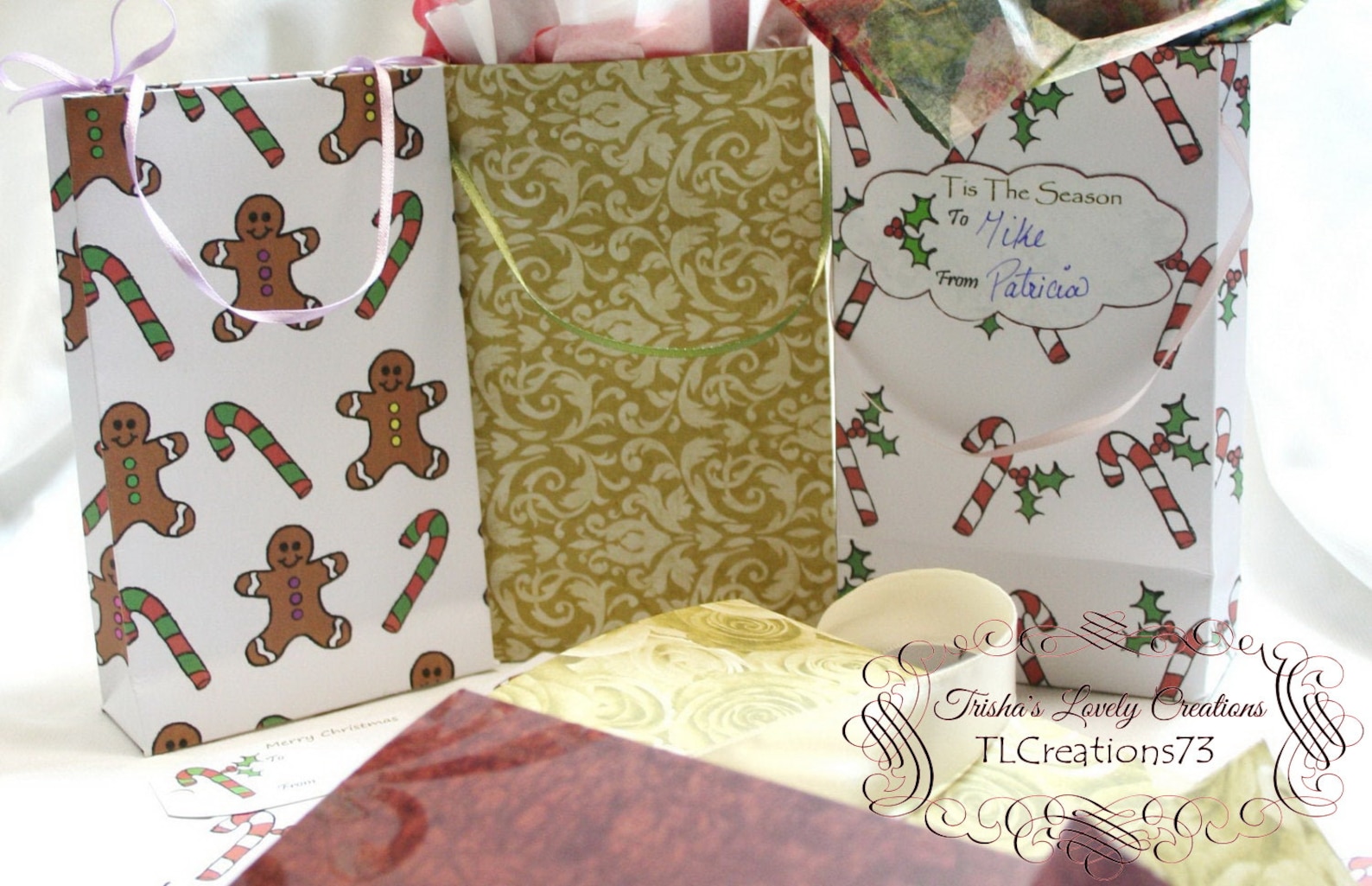 DIY Bag Gift Bag Paper Bag Bag Template Printable Gift - Etsy