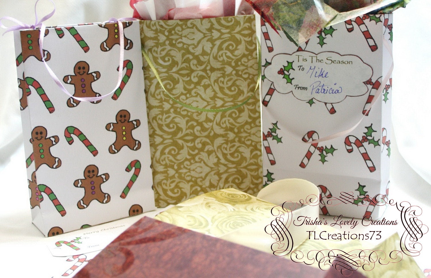 DIY Bag Gift Bag Paper Bag Bag Template Printable Gift - Etsy