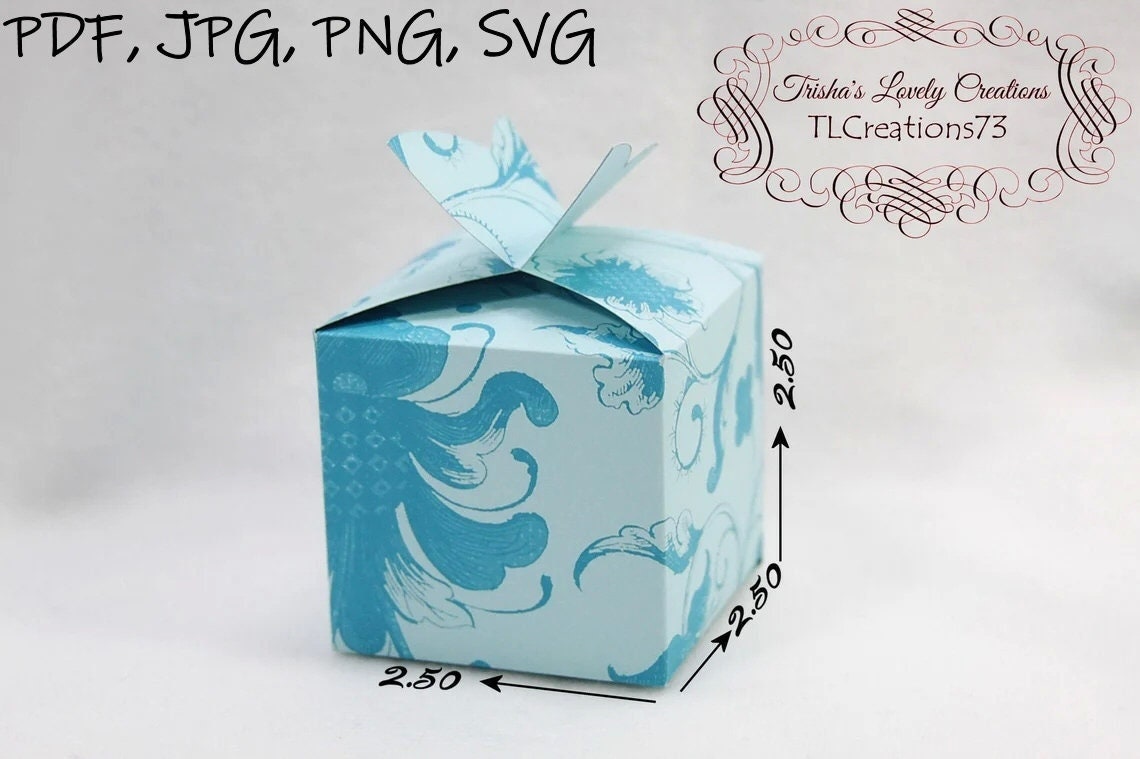 DIY Box, Gift Box, Paper Box, Box Template, Printable Gift Box ...