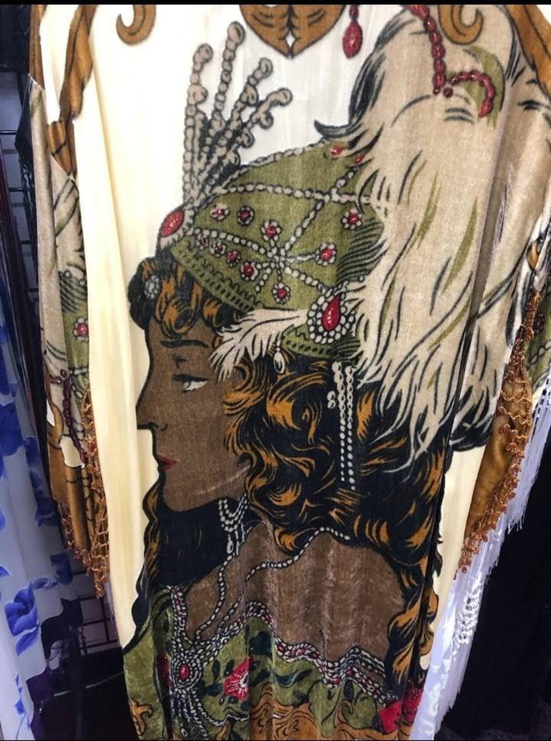 Butter Creamer Golden Gypsy Mucha Vintage Art Deco Style Bohemian ...