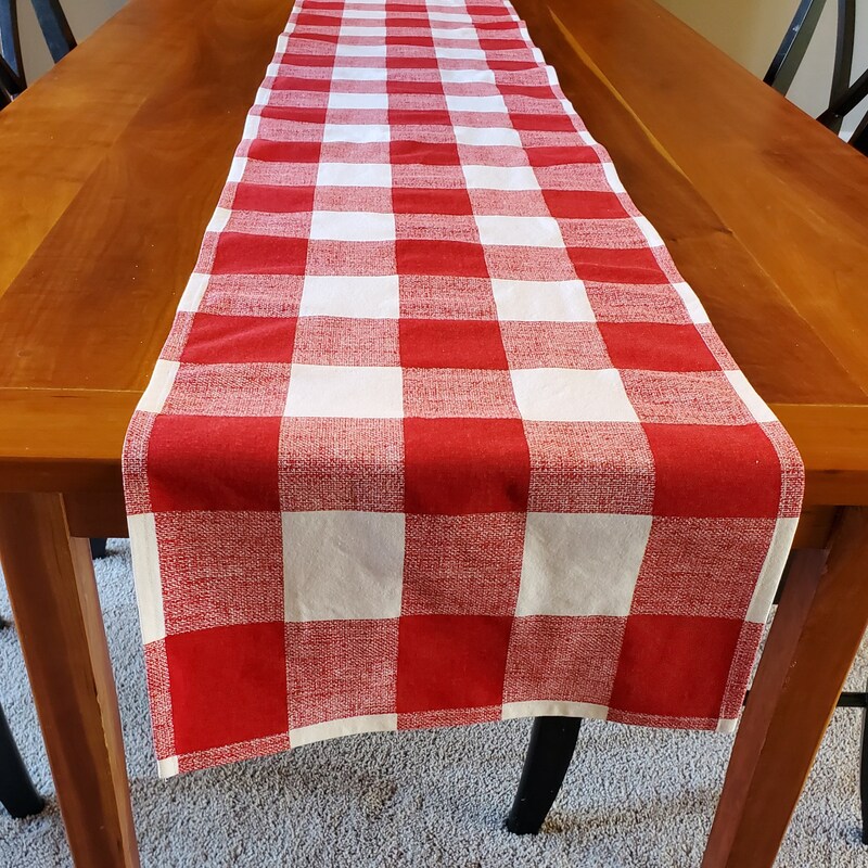 Red Buffalo Check - Etsy