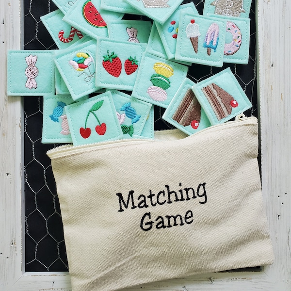 Felt Memory Game - Etsy