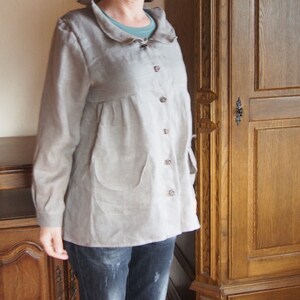 Women Linen Jacket, Summer Linen Jacket, Linen Blazer, Linen Cardigan ...