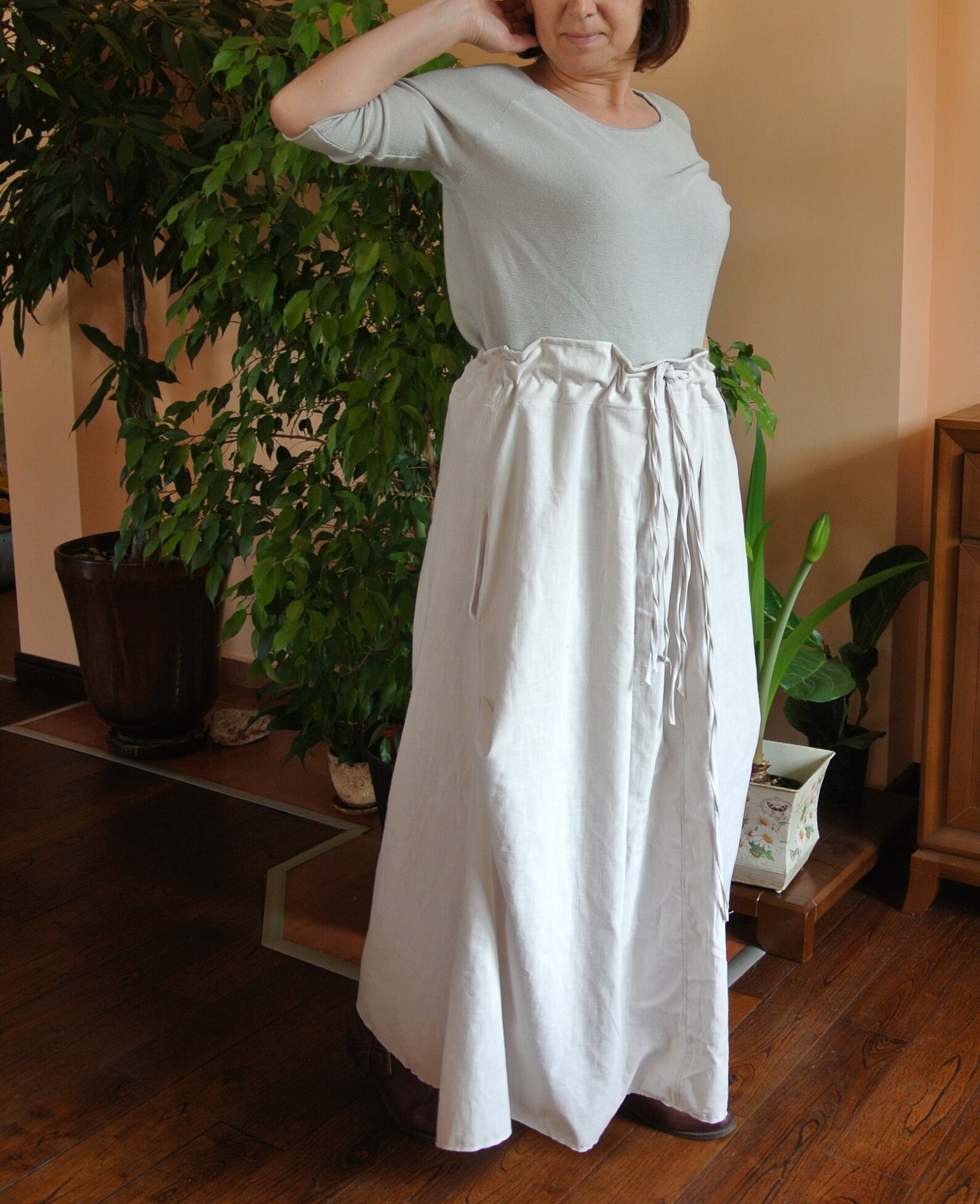 Linen Maxi Skirt, Long Linen Skirt, Summer Linen Skirt, Plus Size Linen ...