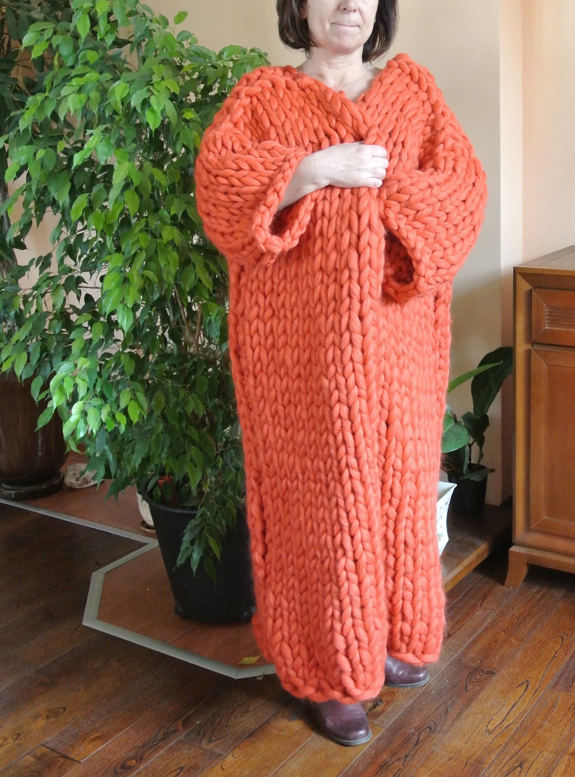 Long Chunky Cardigan Oversized Knit Cardigan Maxi Wool | Etsy